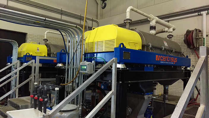 Plant Replaces Aging DAFs with Sludge Thickening Centrifuges